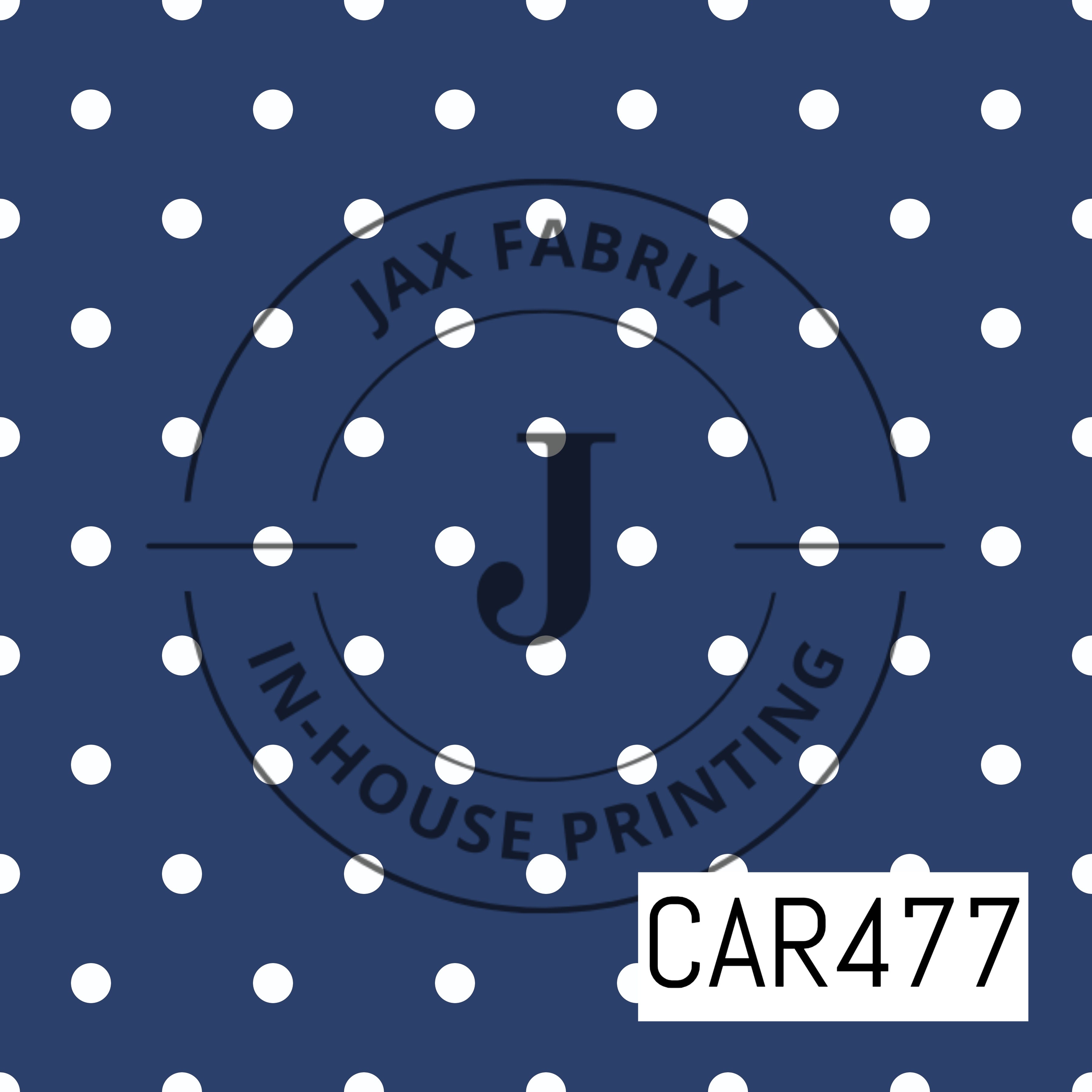 Avaleigh Polka Dot Blue CAR477 – Jax Fabrix