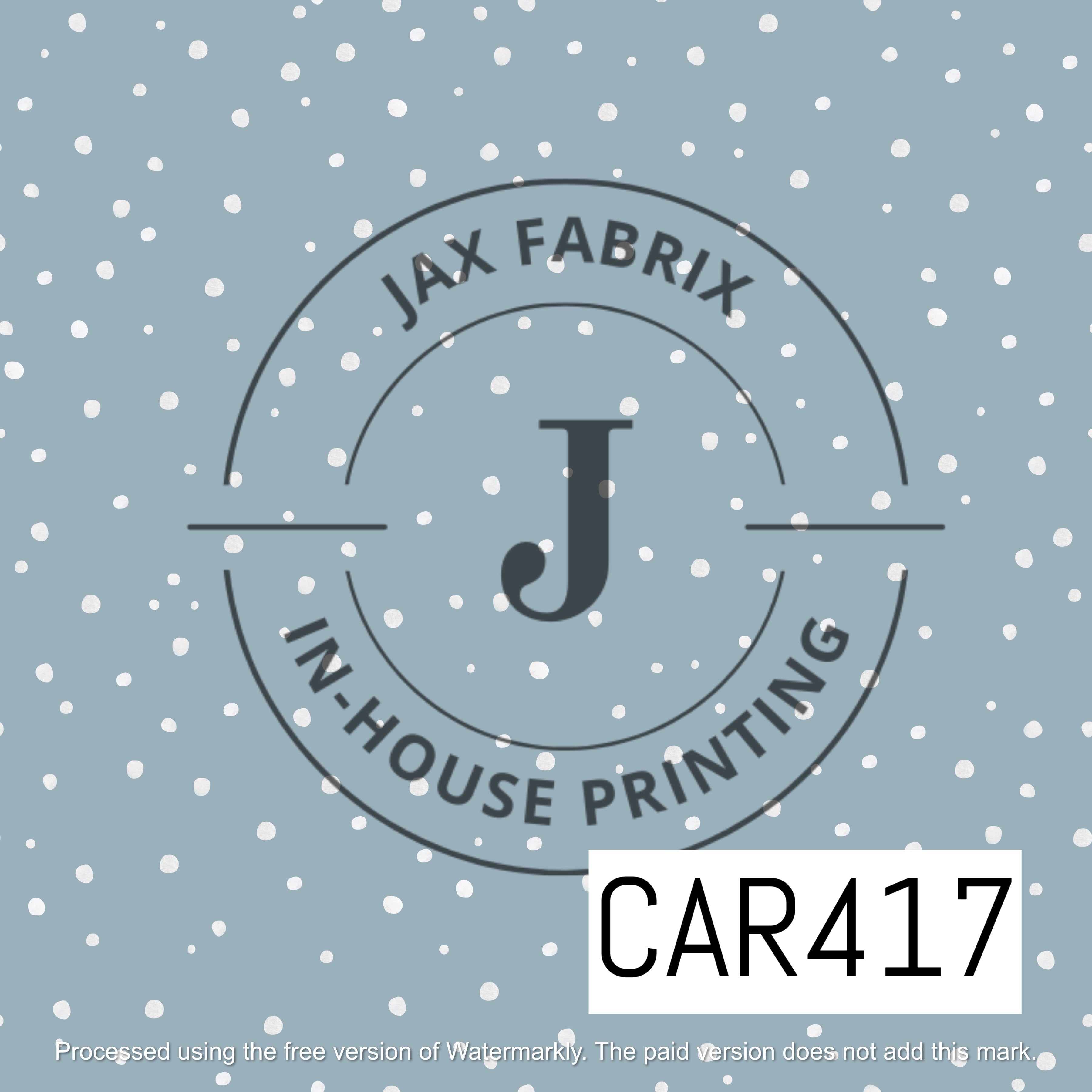 Avaleigh Dots Blue/White CAR417 – Jax Fabrix