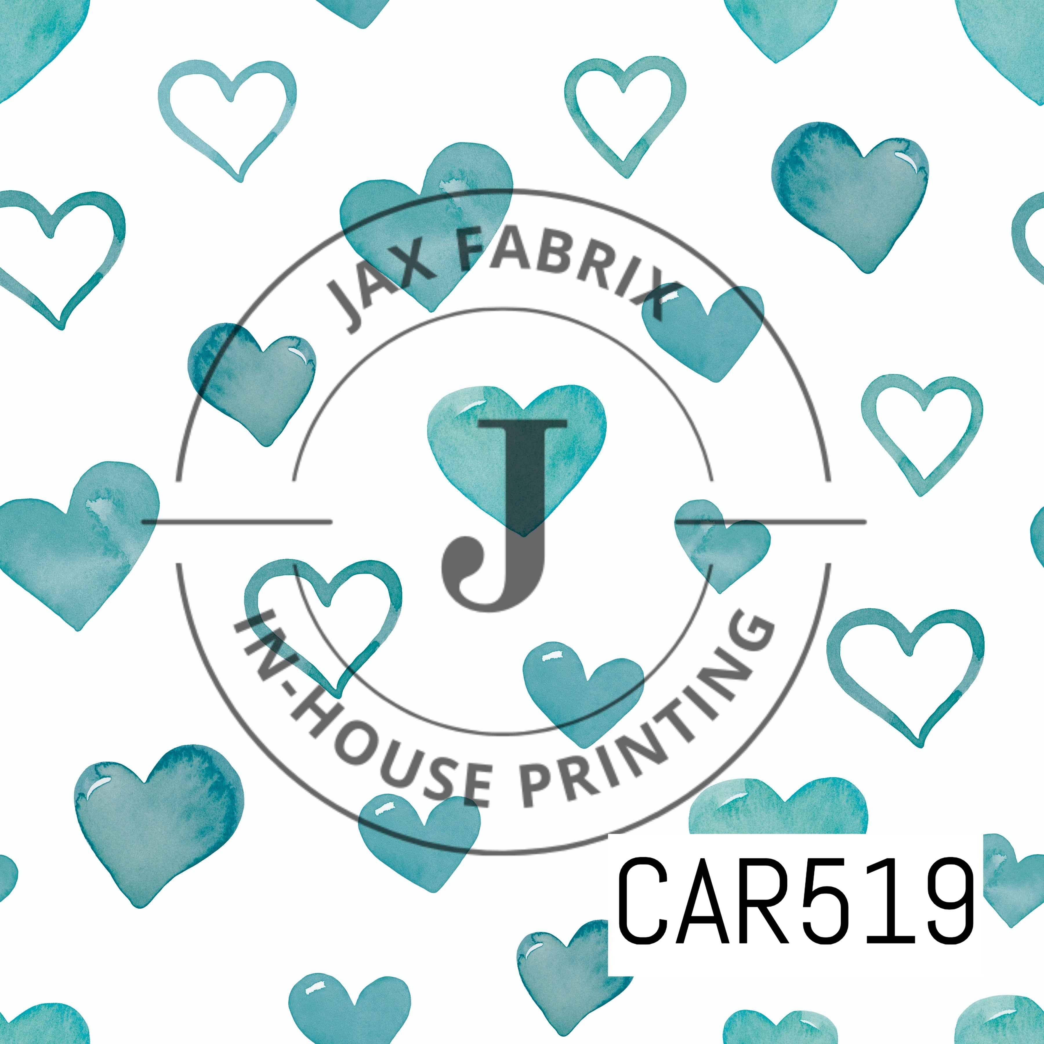 Valentine Blue Hearts CAR519 – Jax Fabrix