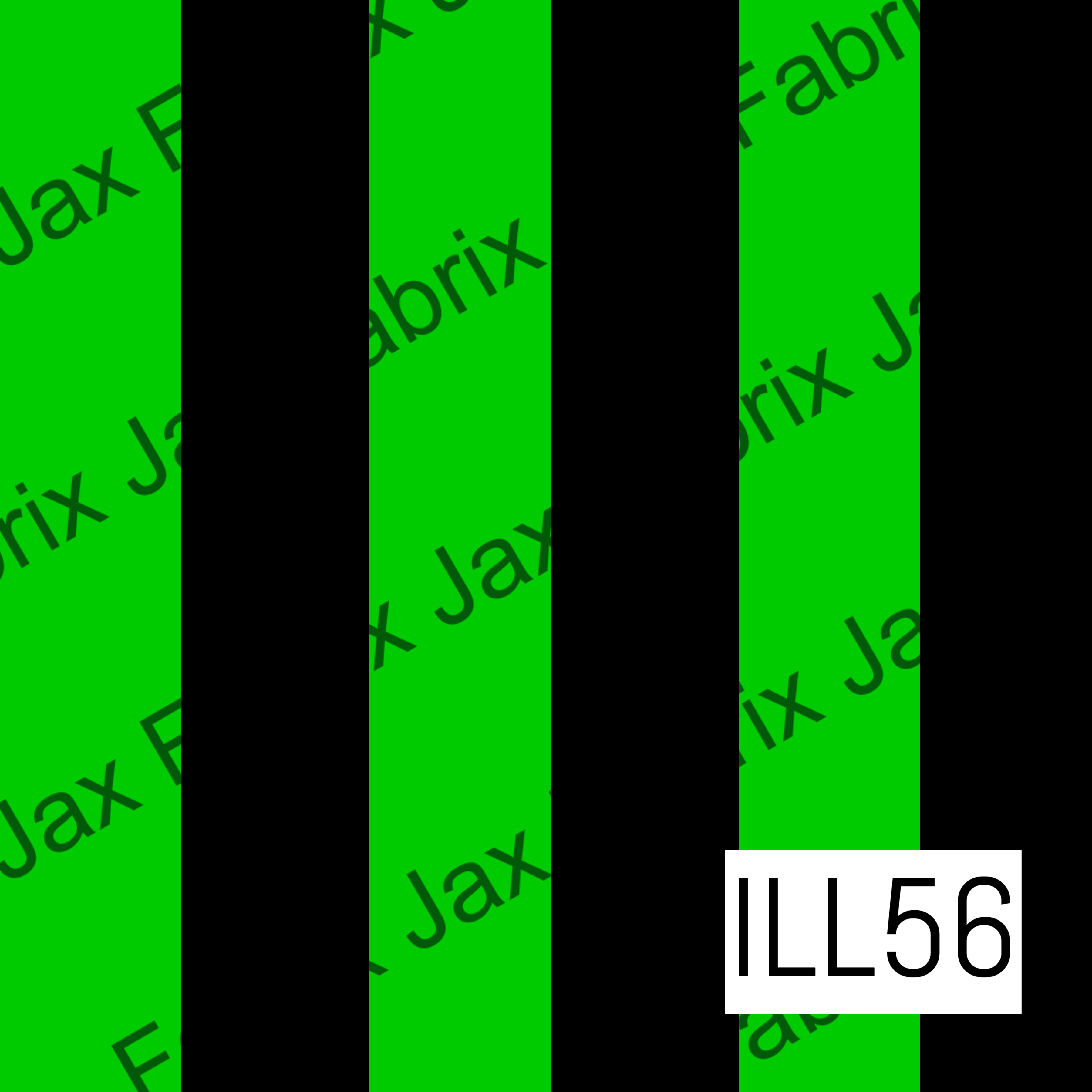 Eyeball Green Stripes ILL56 – Jax Fabrix