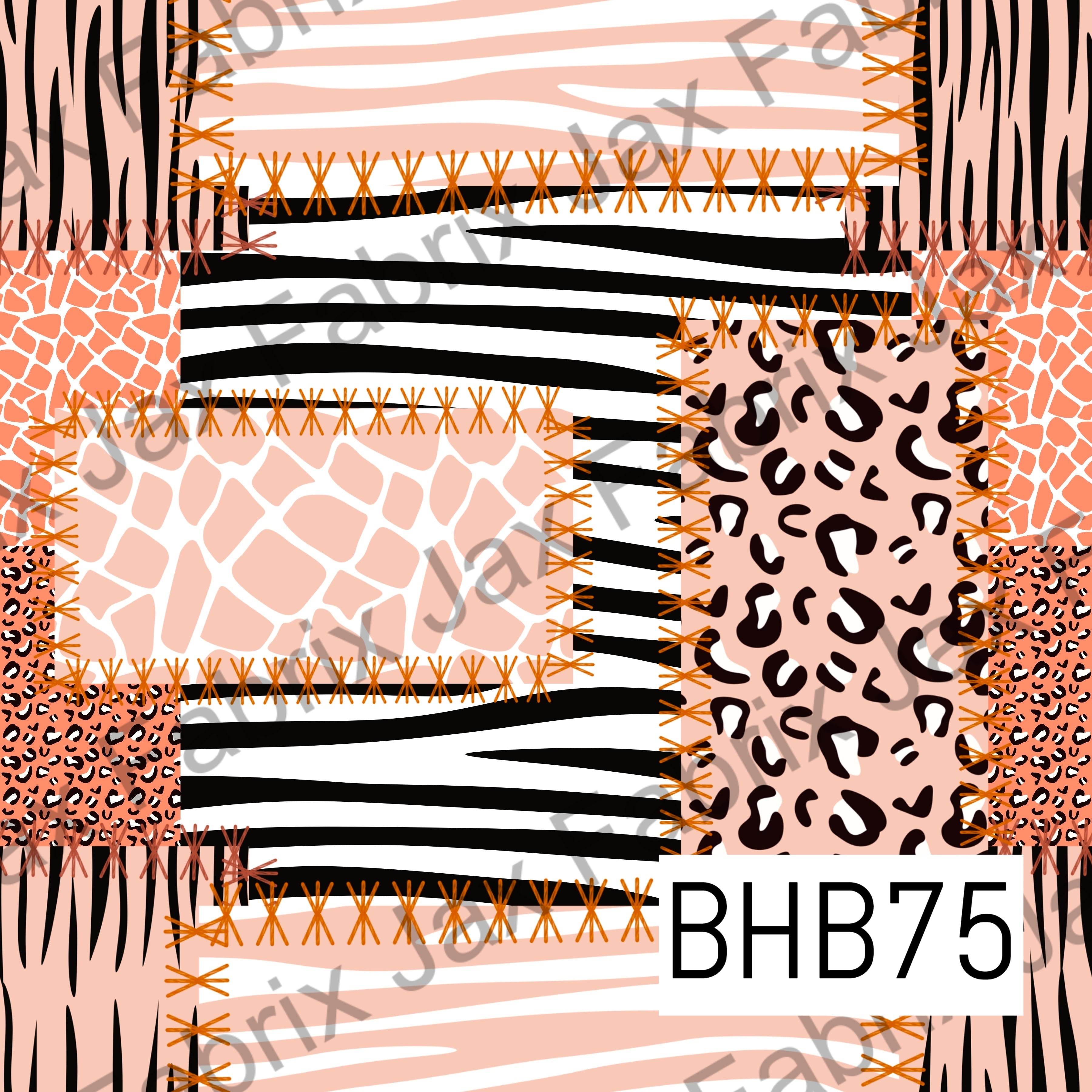 Animal Patchwork BHB75 – Jax Fabrix