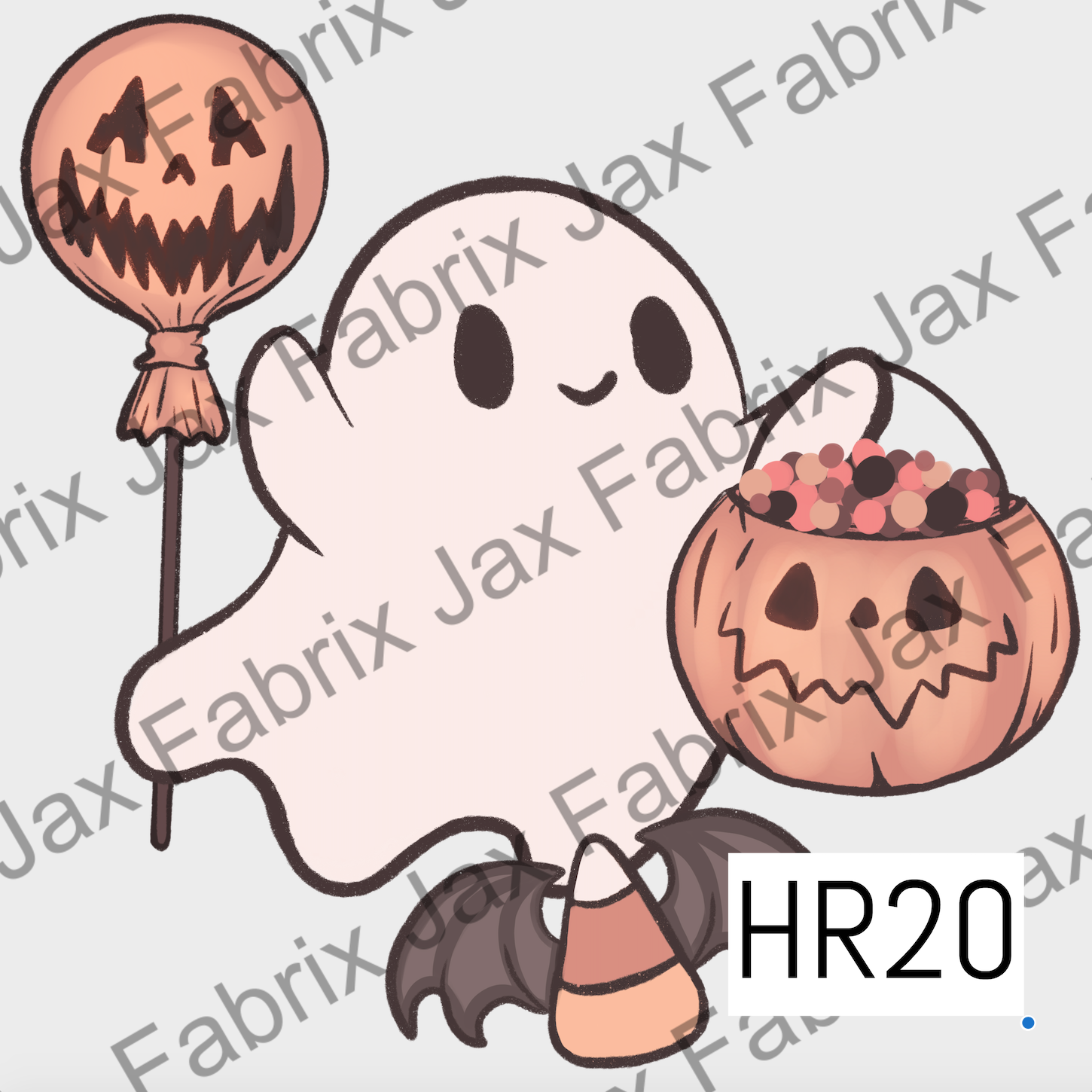 Ghost Pumpkins PNG HR20 – Jax Fabrix