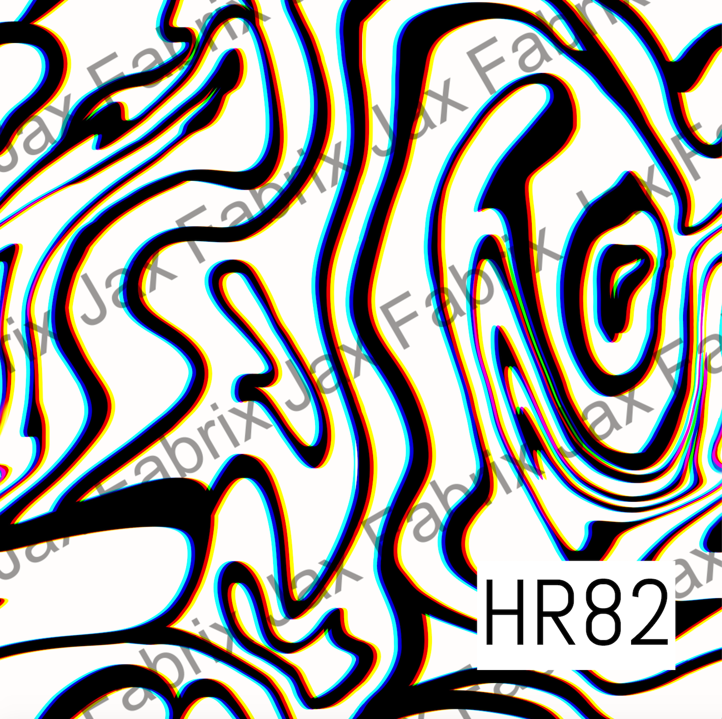 Wonderland Black and White Swirls HR82 – Jax Fabrix