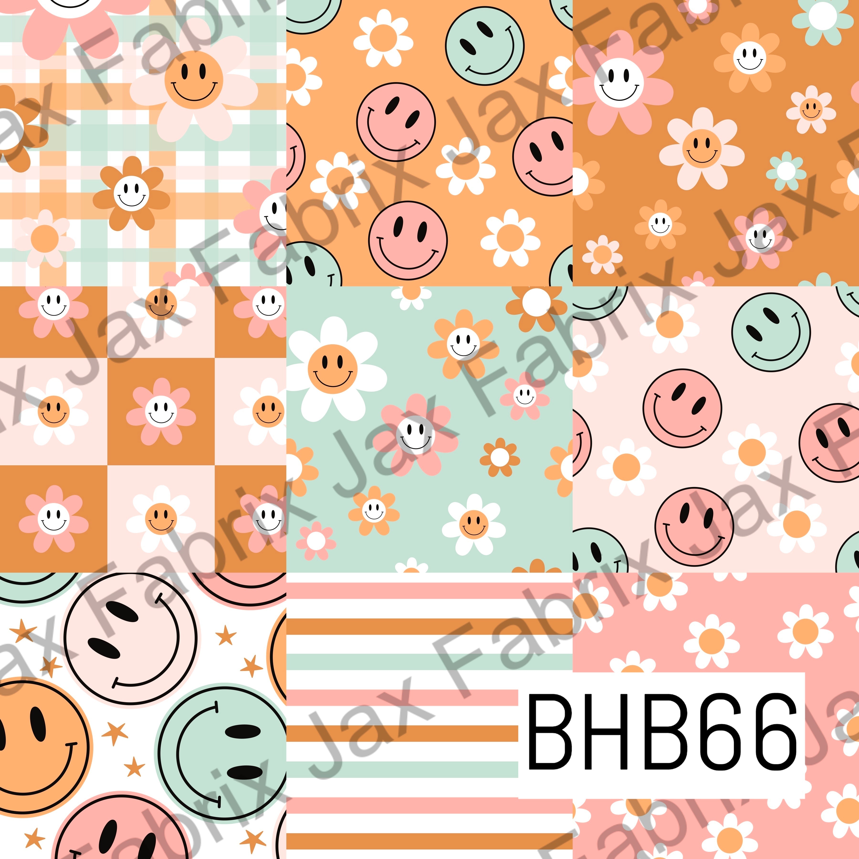 Smiley Patchwork BHB66 – Jax Fabrix
