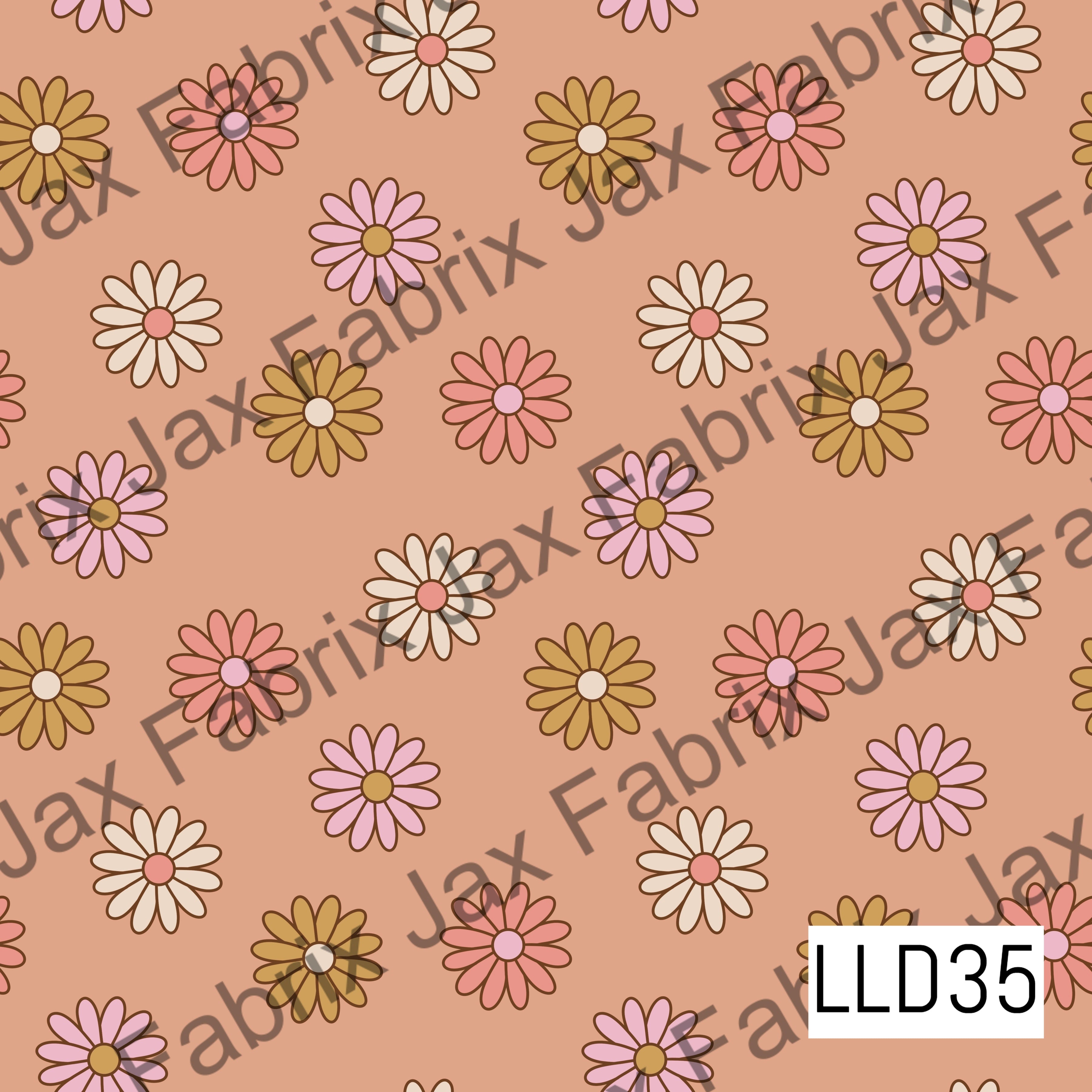 Spring Retro Flowers LLD35 – Jax Fabrix