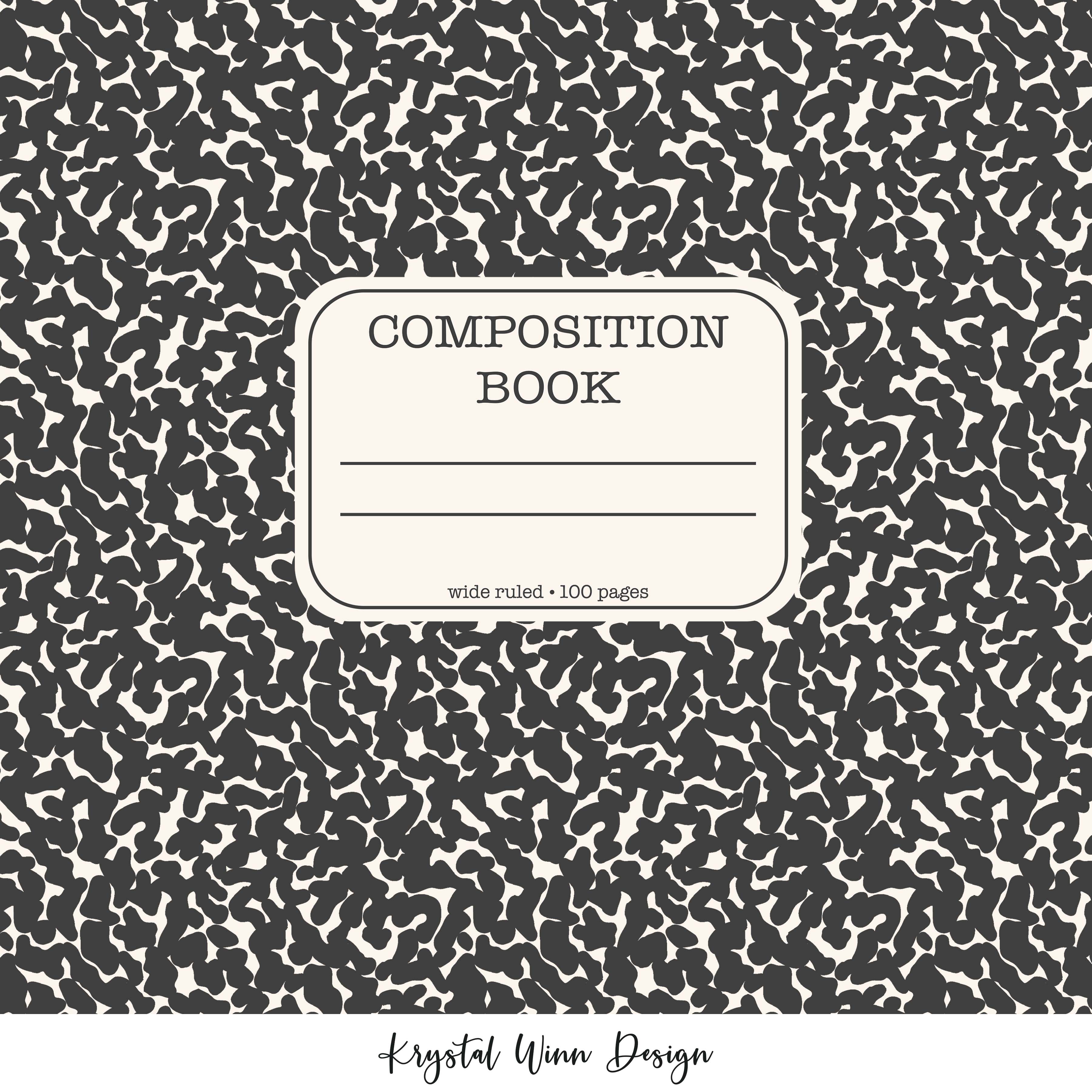 Panel- Back to School Composition Notebook KW826 – Jax Fabrix