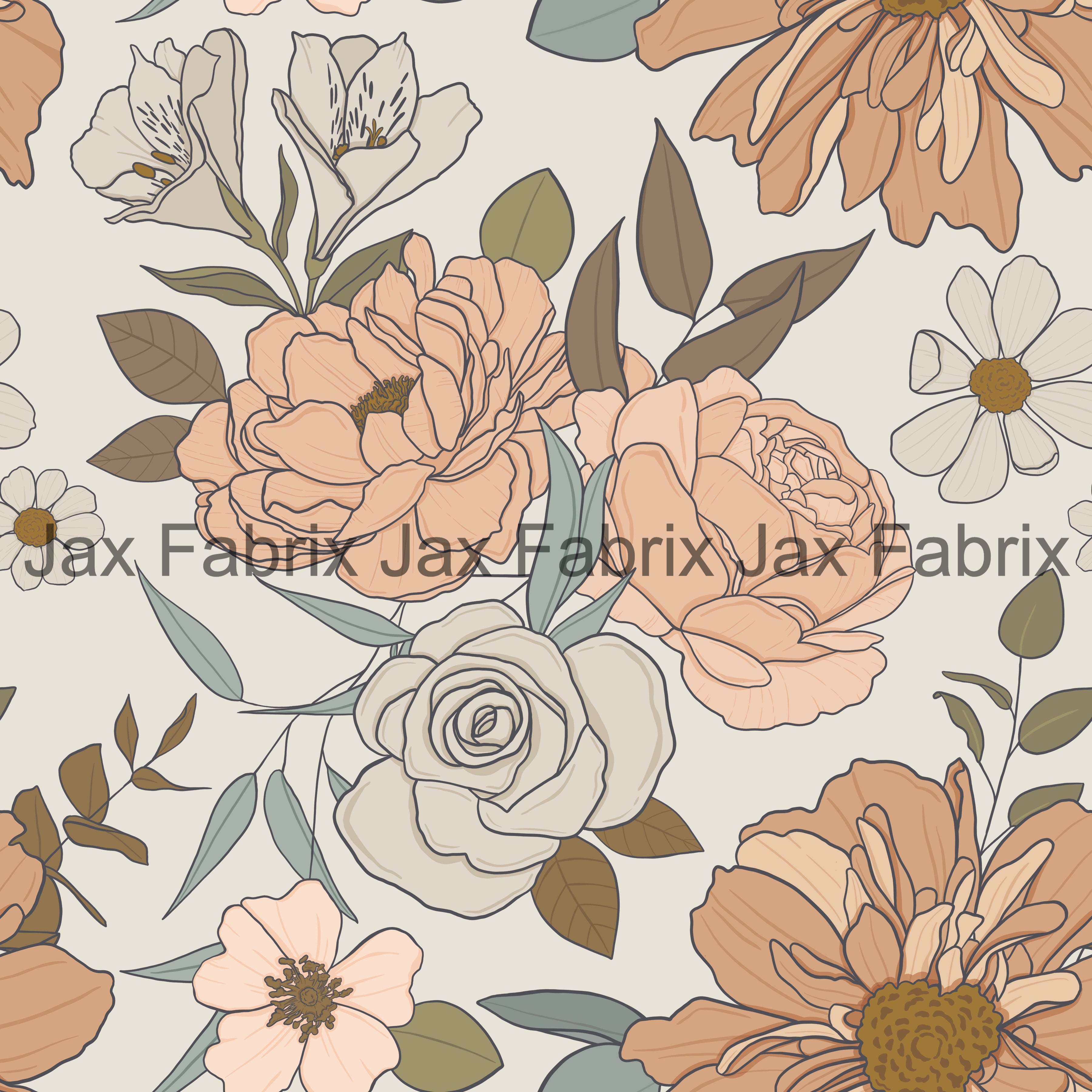 Claire Light Floral CR77 – Jax Fabrix
