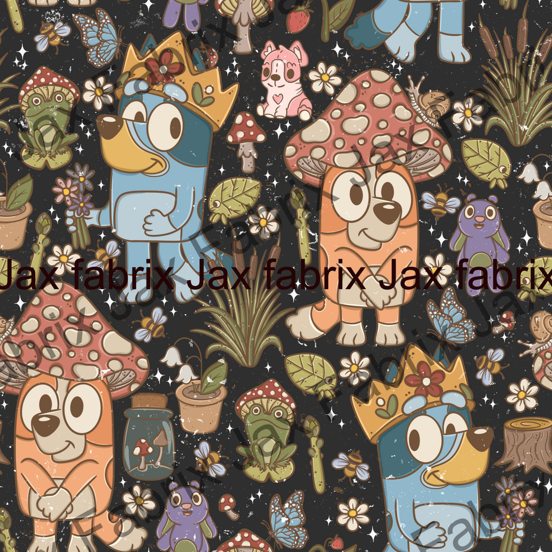 Cottagecore Heeler Black PC141 – Jax Fabrix