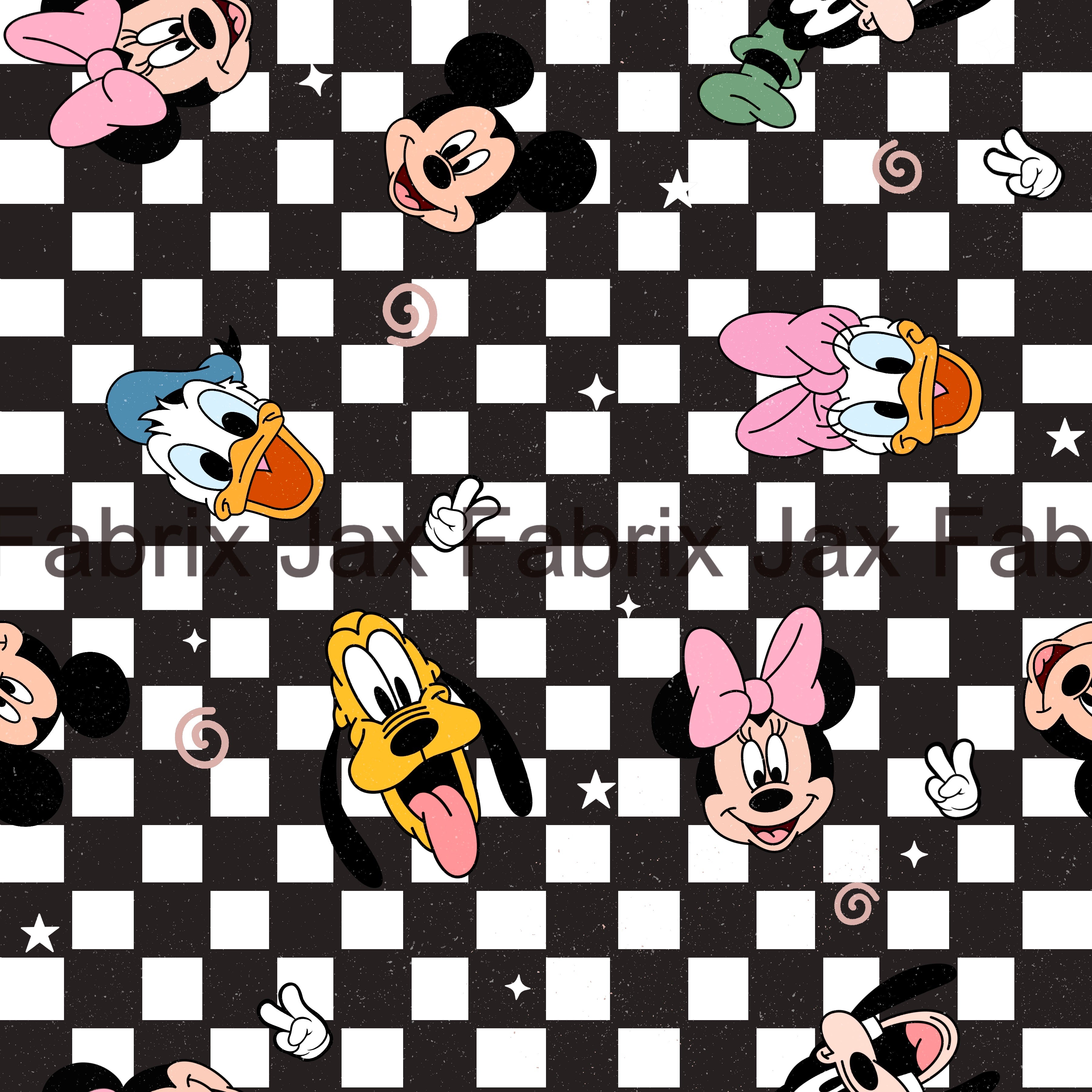 Mouse Check Black BP26 – Jax Fabrix